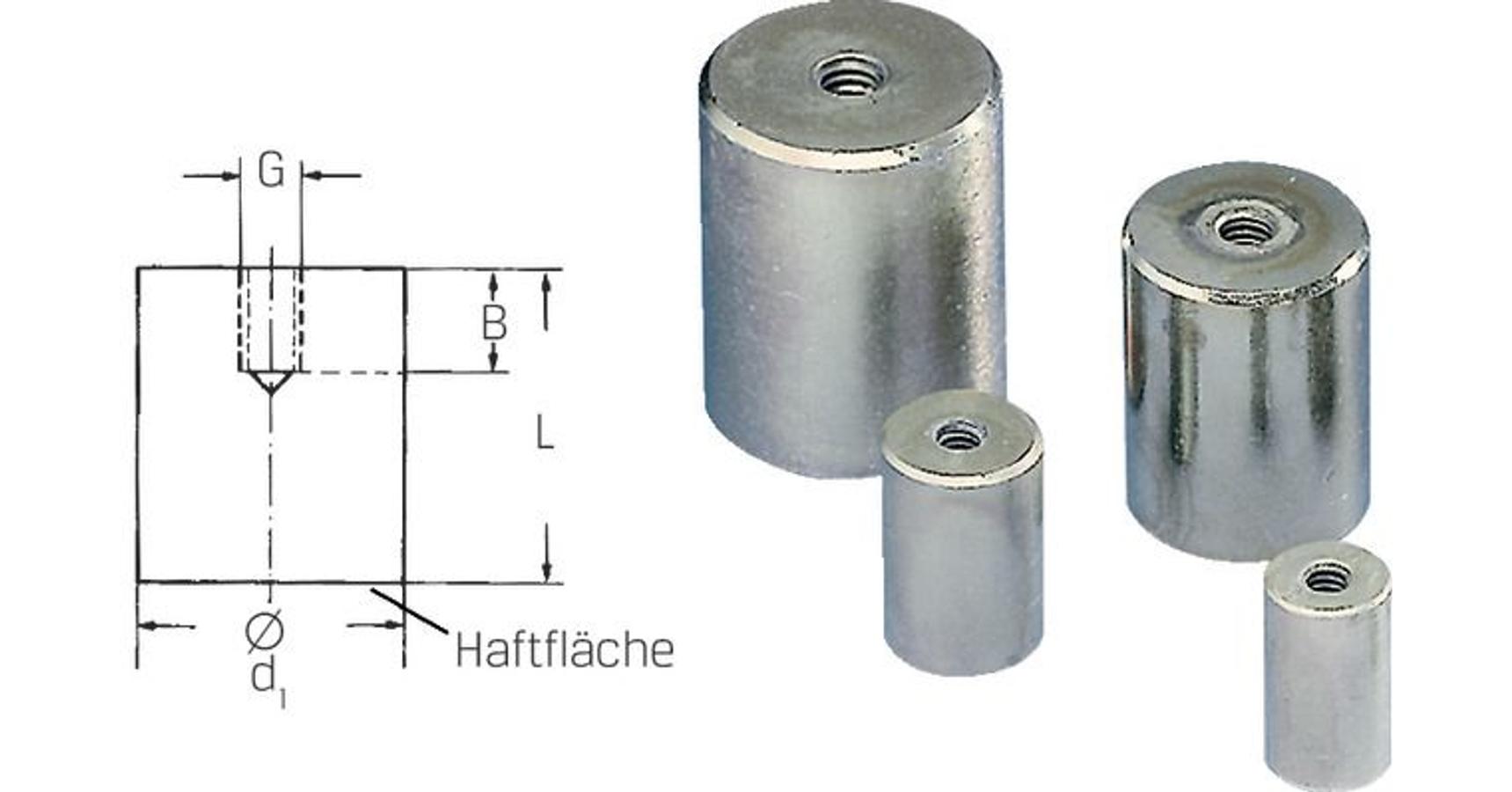 PRECITOOL 279620 20 Zsákfurat mágnes - Mágneses rögzítők, befogók ...